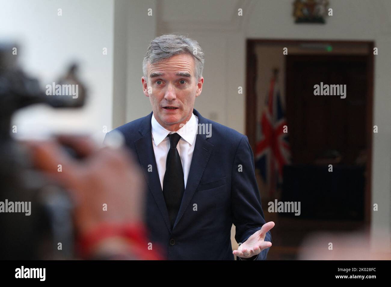 Delhi, India, Friday, Sept. 9, 2022. Alex Ellis CMG, High Commissioner ...