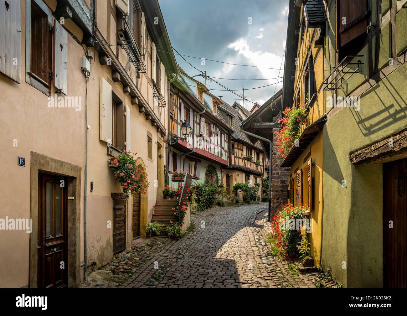 Eguisheim beautiful medieval village hi-res stock photography and ...