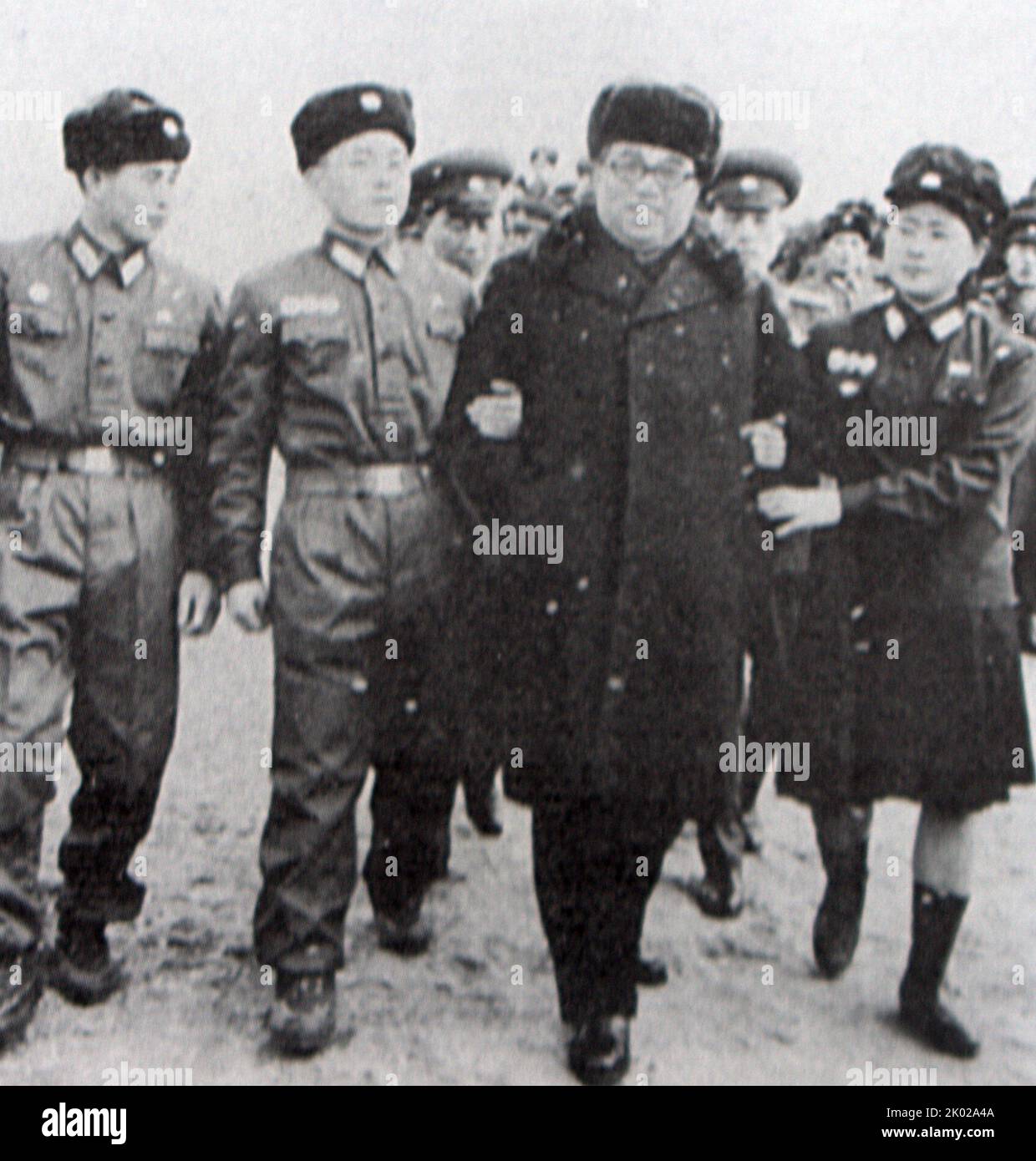 Kim Il-sung (1912 - 1994) founder of North Korea, which he ruled from ...