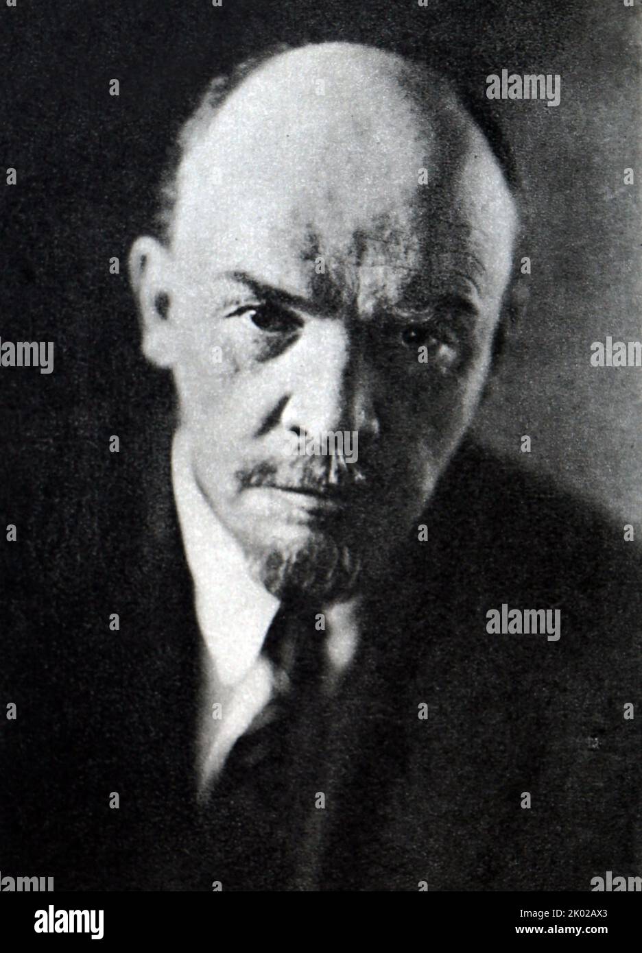 Vladimir Lenin Portrait. 1920. Moscow. Photographer - P.S. Zhukov Stock ...