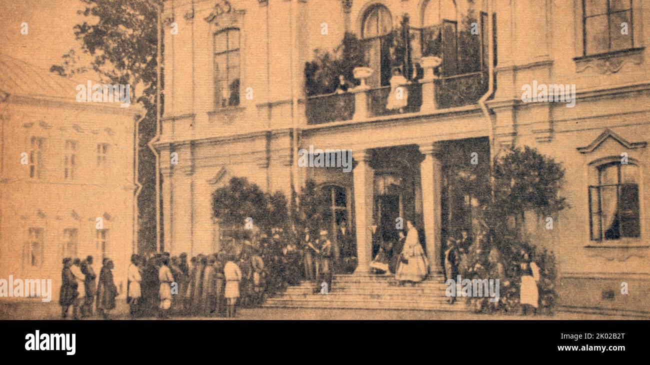 Following Tsar Alexander II's 'Liberation of the Peasants', a public ...