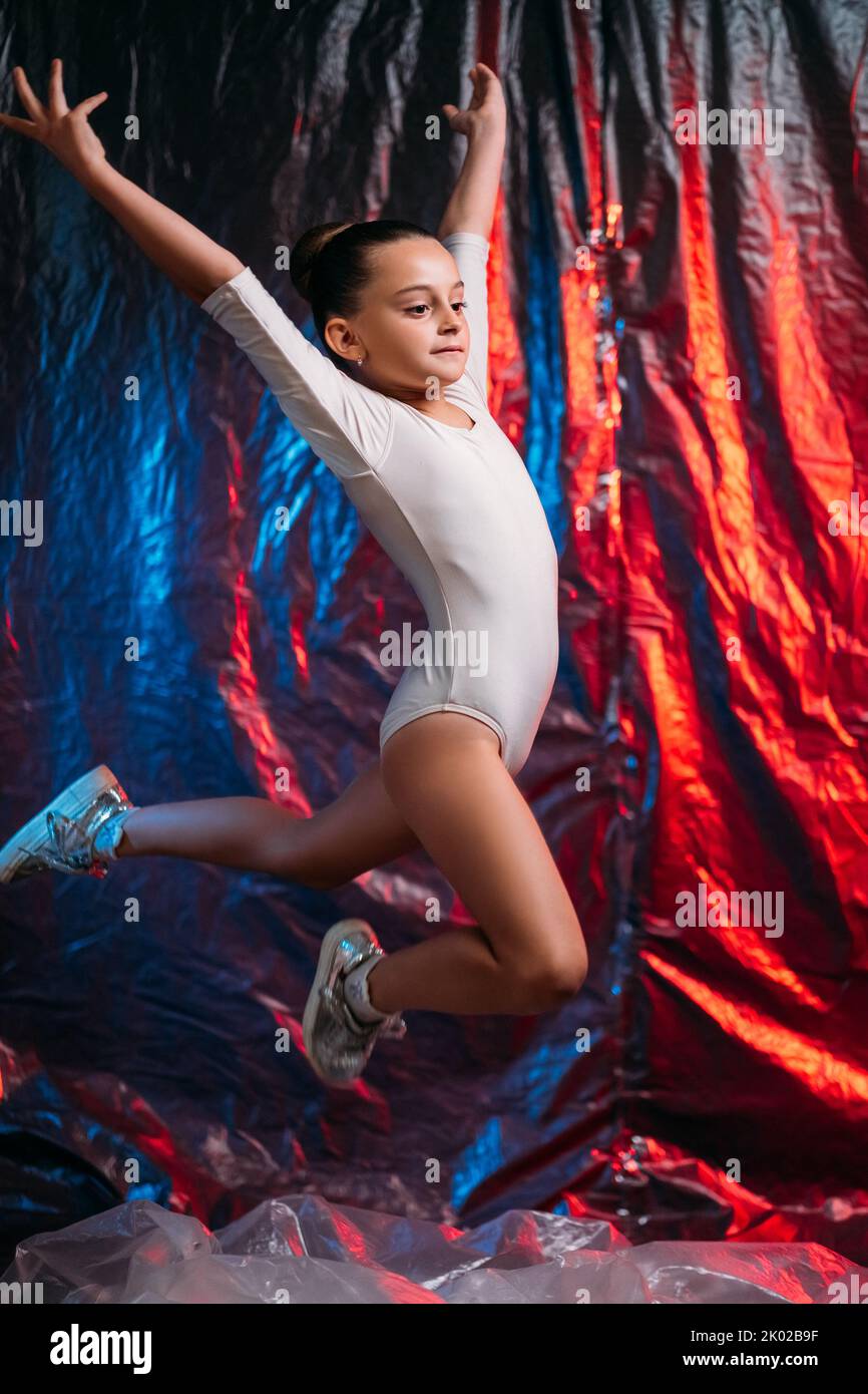 ballet performance kid hobby little girl dancing Stock Photo - Alamy