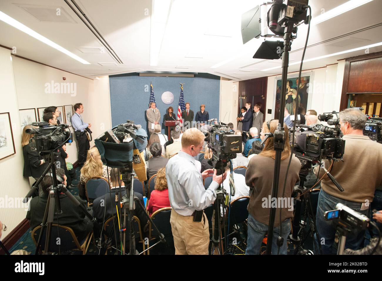 Press conference, at Washington, D.C.'s National Press Club, led by ...