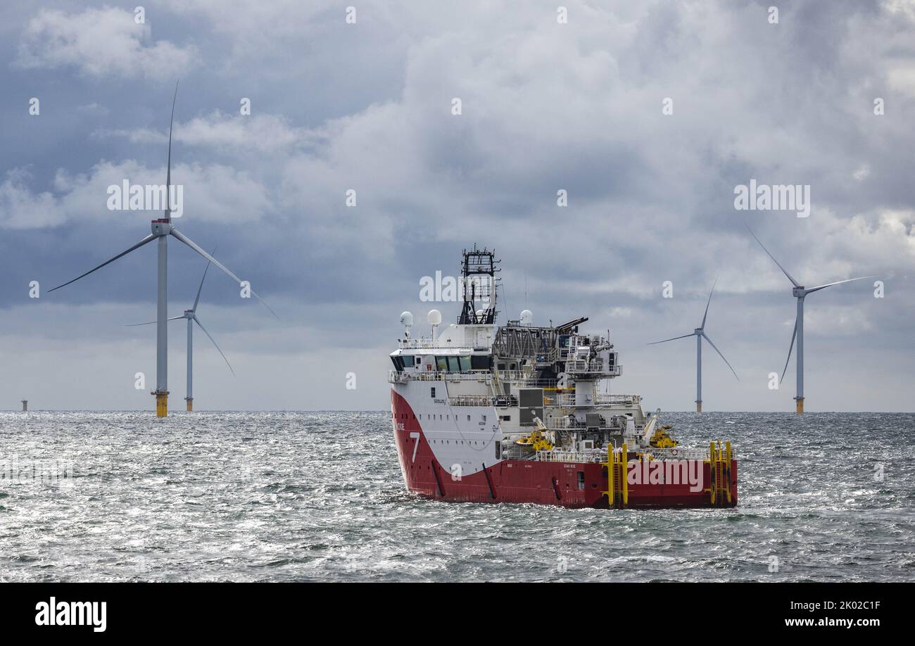 2022-09-09 15:41:46 NOORDZEE - Windmills of the Hollandse Kust Zuid ...