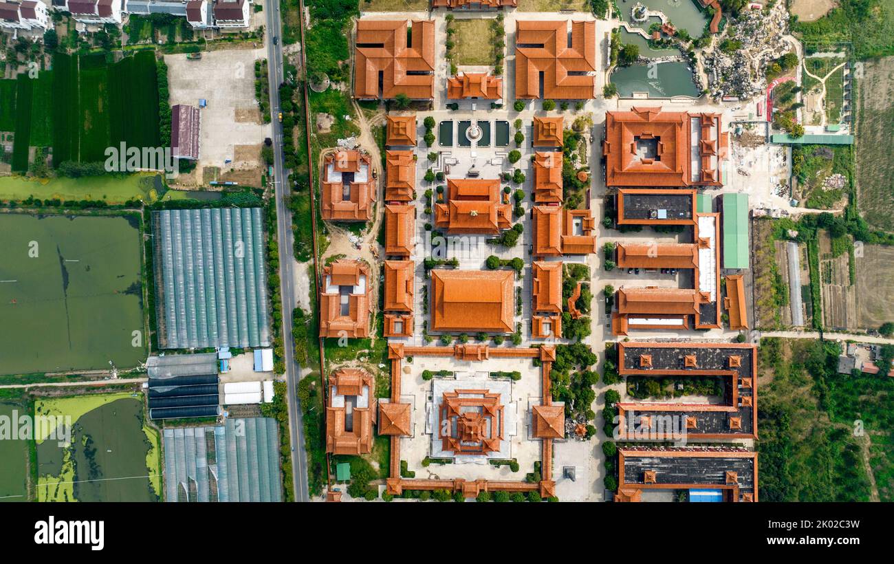 HUAI'AN, CHINA - SEPTEMBER 7, 2022 - Aerial photo taken on Sept 7, 2022 ...