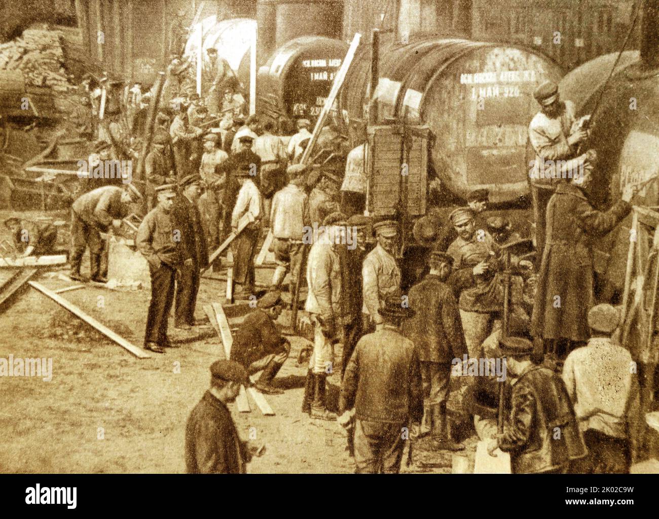 Russian railway 1920 hi-res stock photography and images - Alamy
