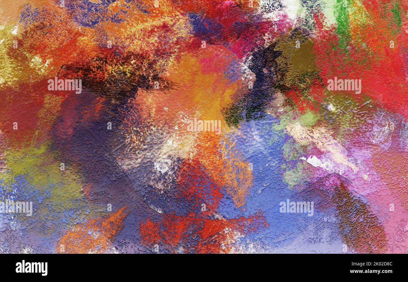 Abstract art background. Oil painting on canvas. Color texture ...