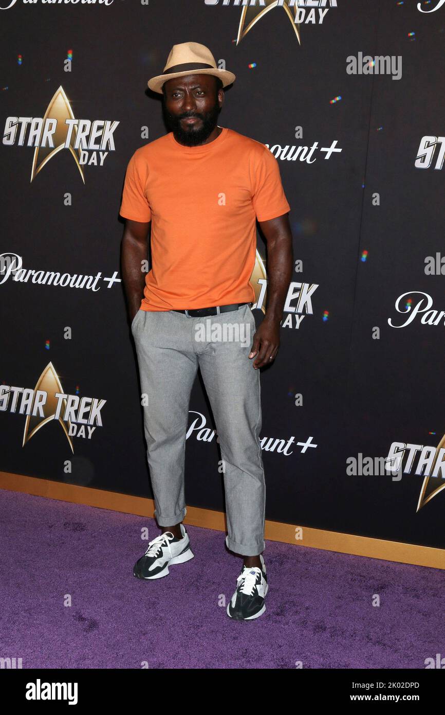 LOS ANGELES - SEP 8: Babs Olusanmokun at the Star Trek Day at the ...