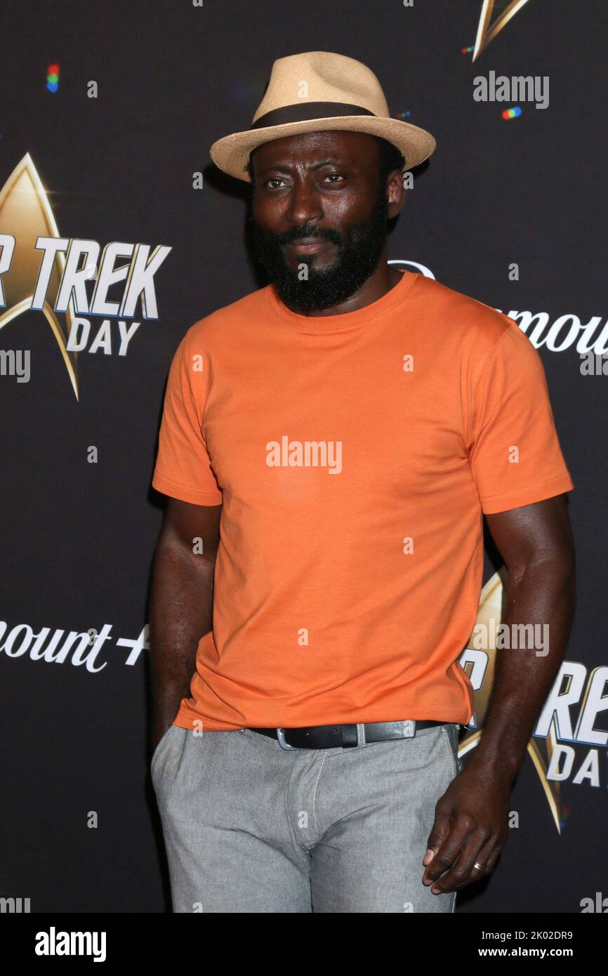 LOS ANGELES - SEP 8: Babs Olusanmokun at the Star Trek Day at the ...