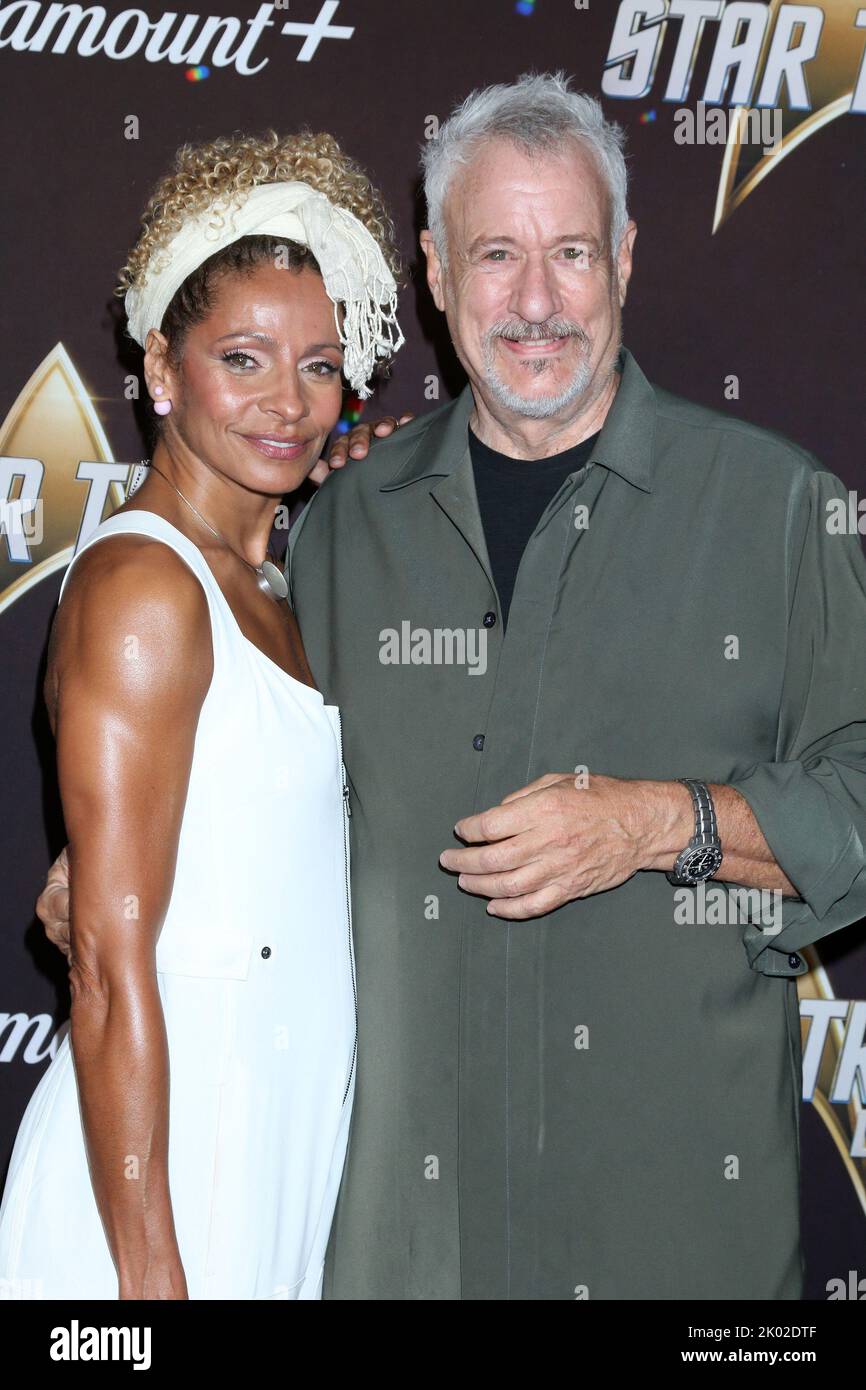 LOS ANGELES - SEP 8: John de Lancie, Michelle Hurd at the Star Trek Day ...