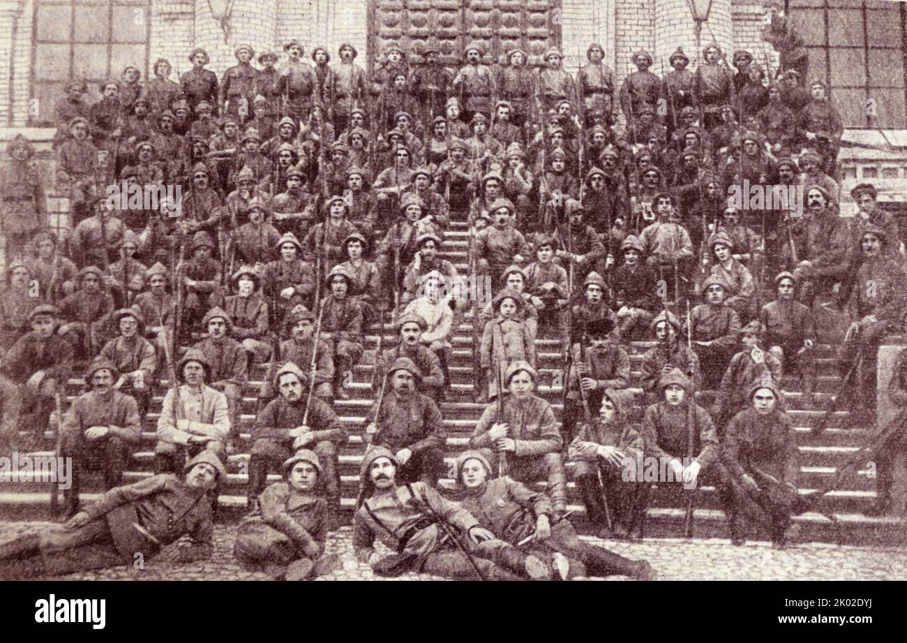 A detachment of communists formed in Samara (Kuibyshev) in the spring ...