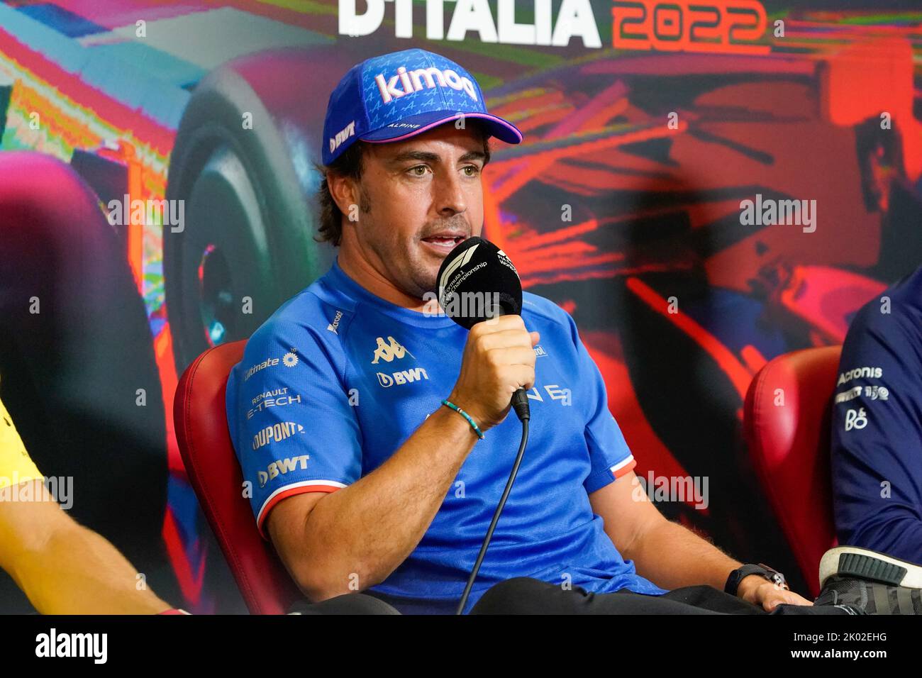 Fernando Alonso (SPA) Alpine A522 during FORMULA 1 PIRELLI GRAN PREMIO D’ITALIA 2022, Monza ...