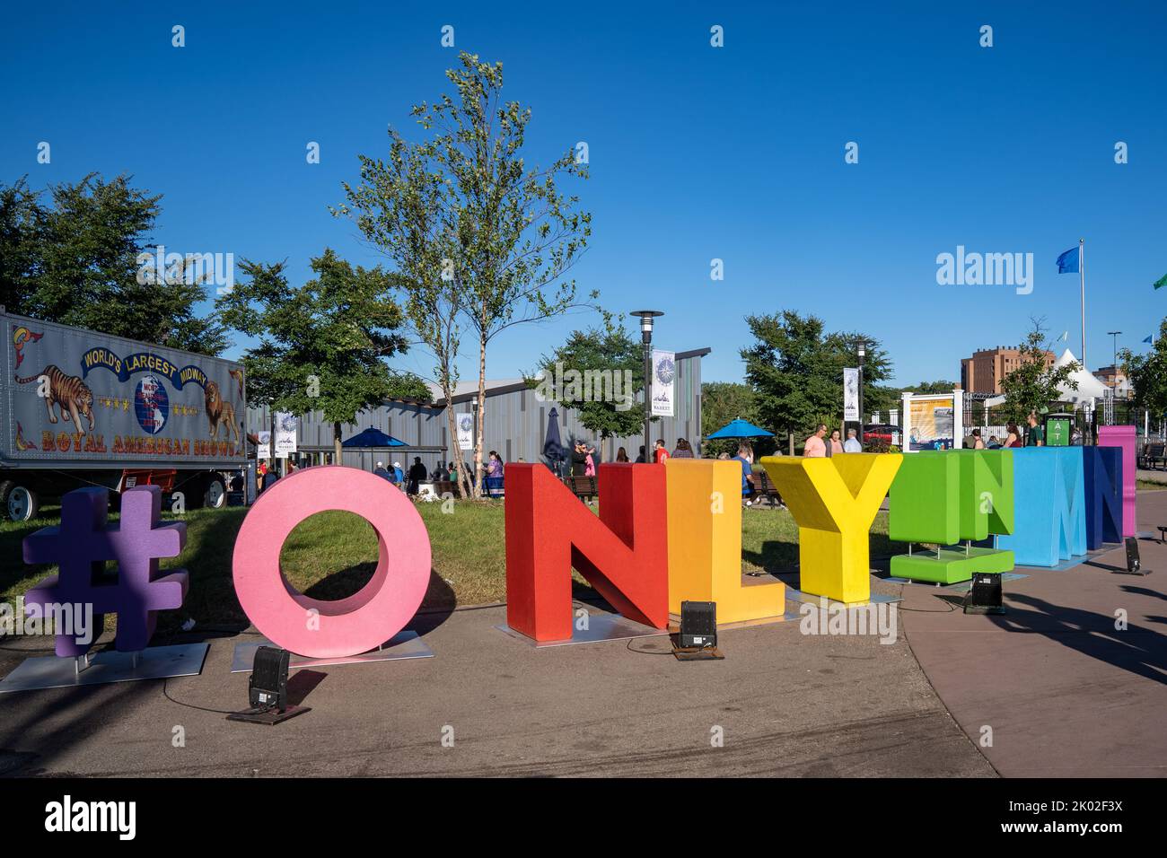 St. Paul, Minnesota - September 3, 2022: Rainbow colorful Only in MN ...