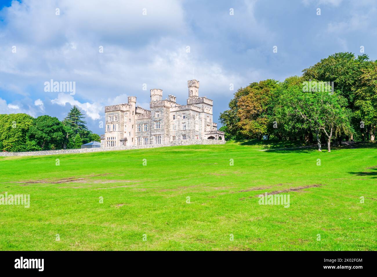Lews Castle, Victorian era castle in Stornoway, Isle of Lewis, Scotland ...