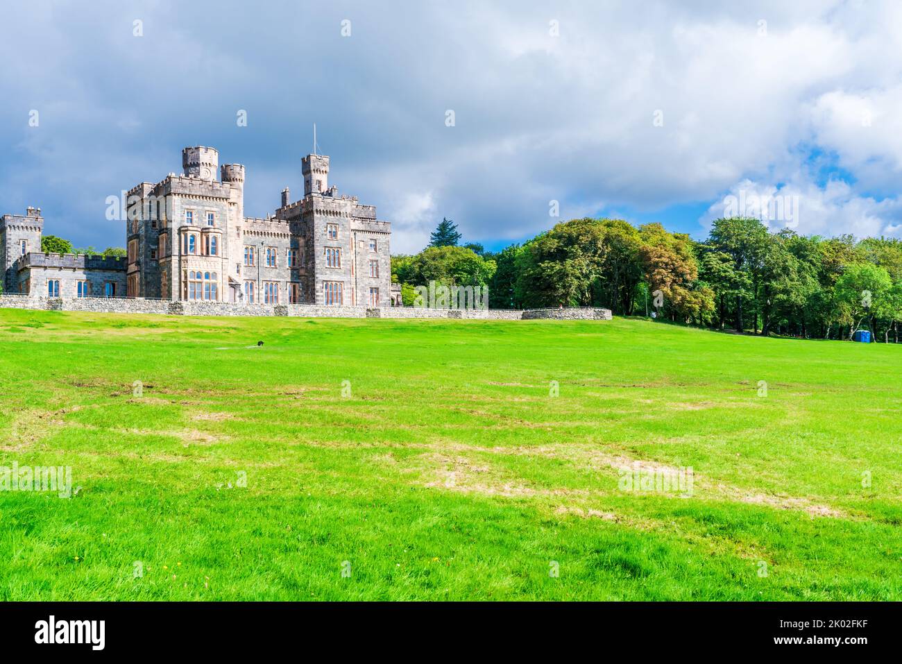 Lews Castle, Victorian era castle in Stornoway, Isle of Lewis, Scotland ...