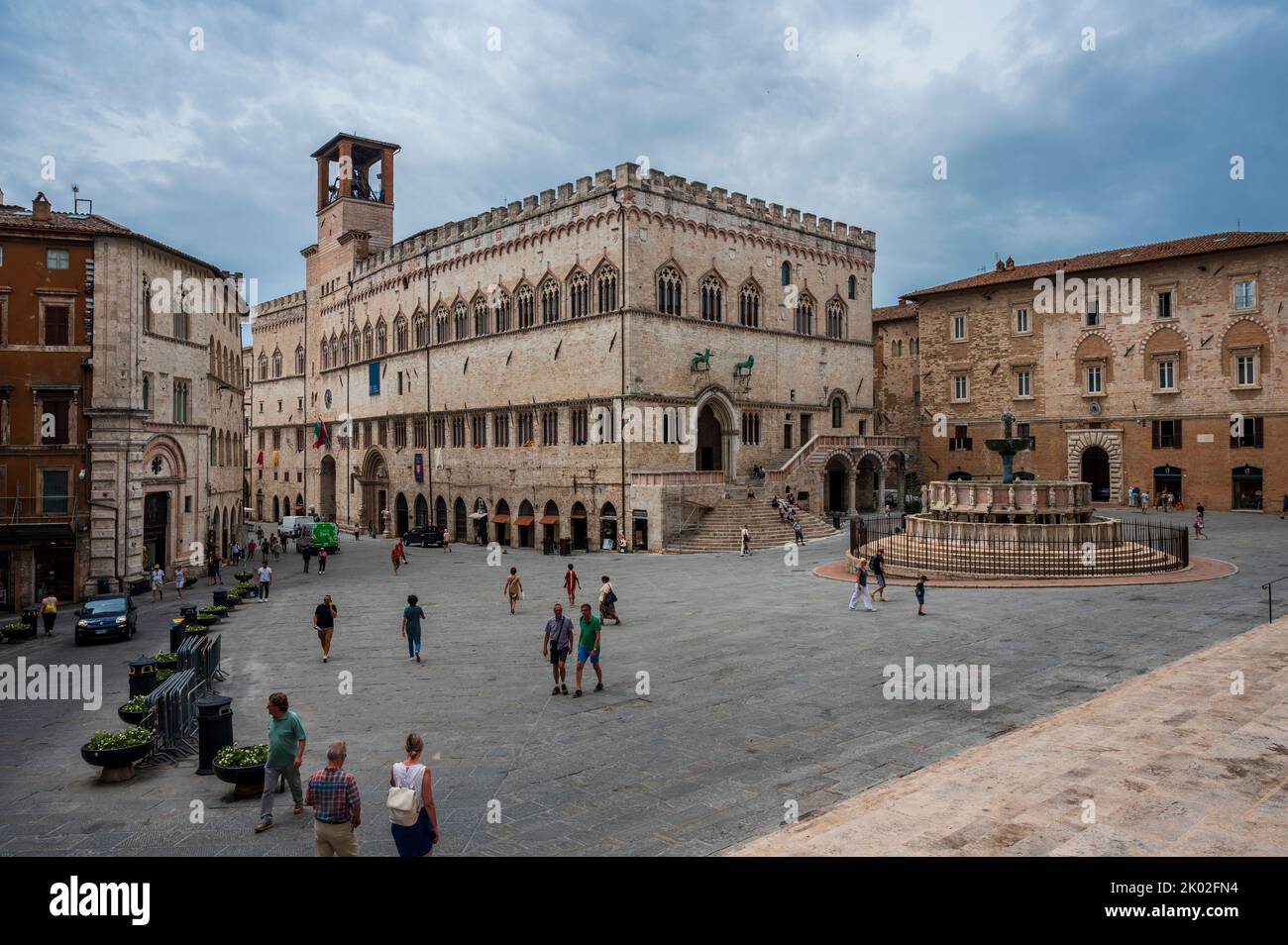 Perugia. Art of the palaces and churches of the medieval historic ...