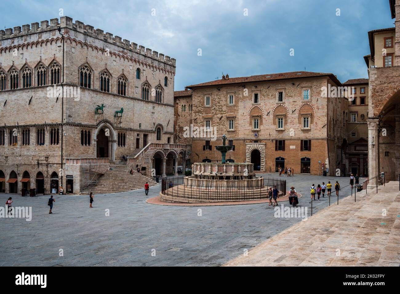 Perugia. Art of the palaces and churches of the medieval historic ...