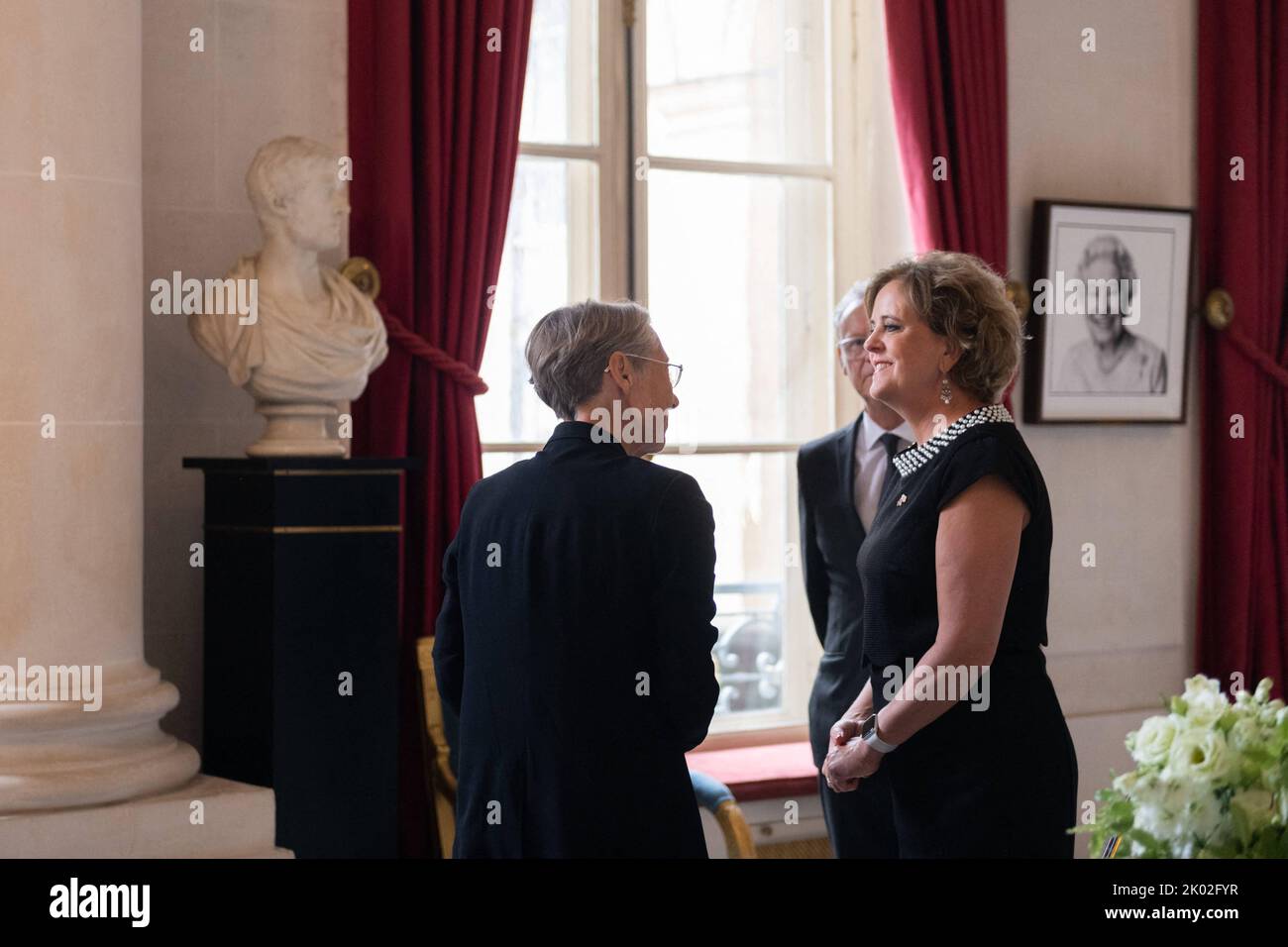 Paris, France. 09th Sep, 2022. From right to left, Elisabeth Borne ...