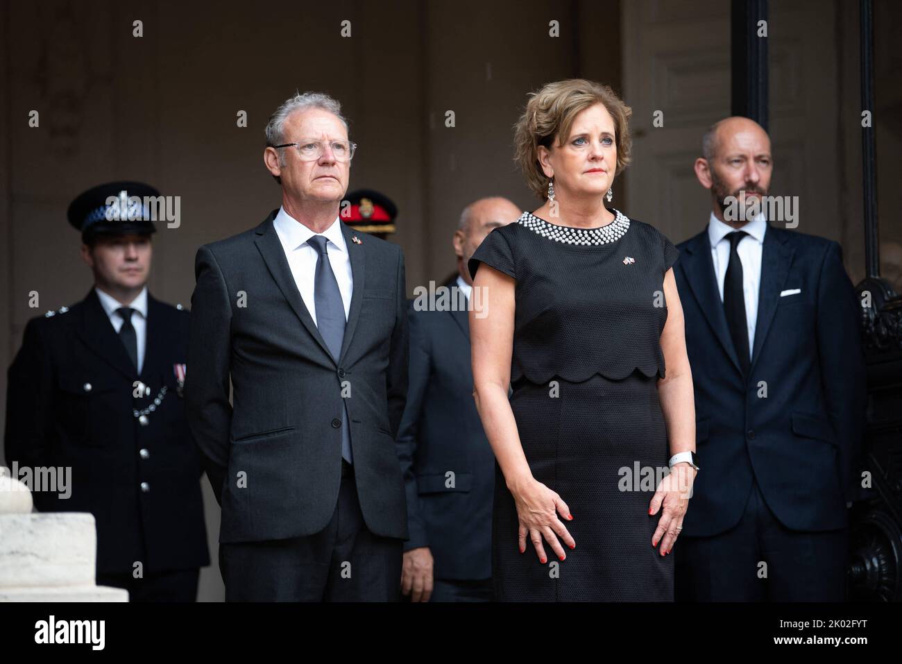 Paris, France. 09th Sep, 2022. Menna Rawlings and her husband, After ...