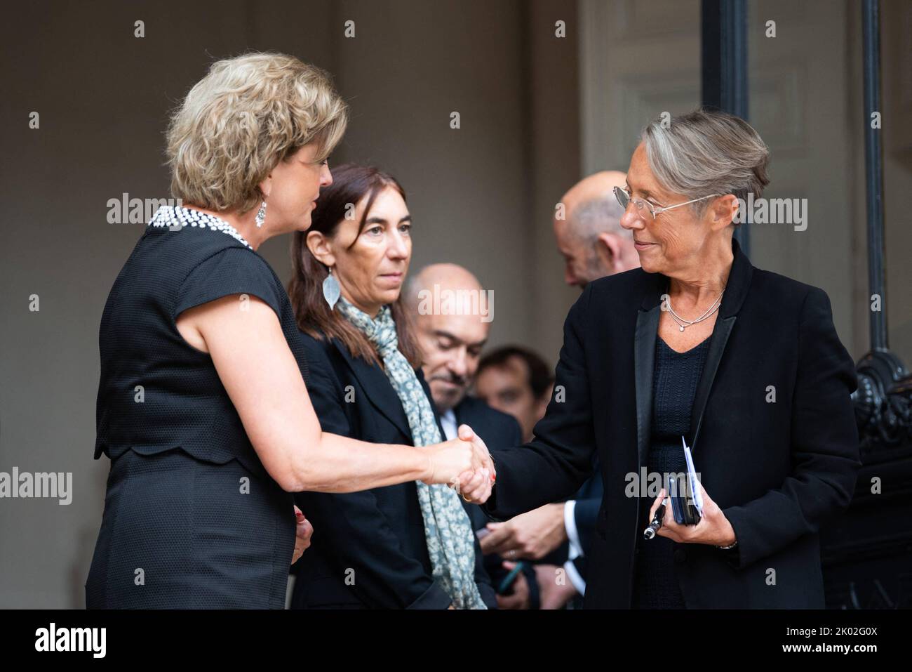 Paris, France. 09th Sep, 2022. Menna Rawlings and Elisabeth Borne ...