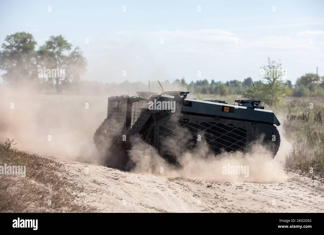 KYIV REG., UKRAINE - Sep. 08, 2022: Field tests of THeMIS multi-purpose ...
