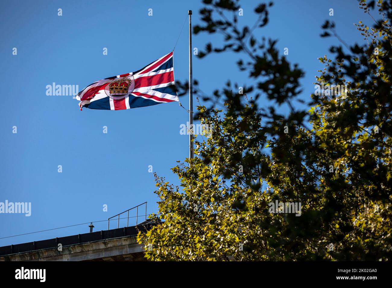 Istanbul, Turkey. 9th Sep, 2022. Due to the death of Queen Elizabeth II ...