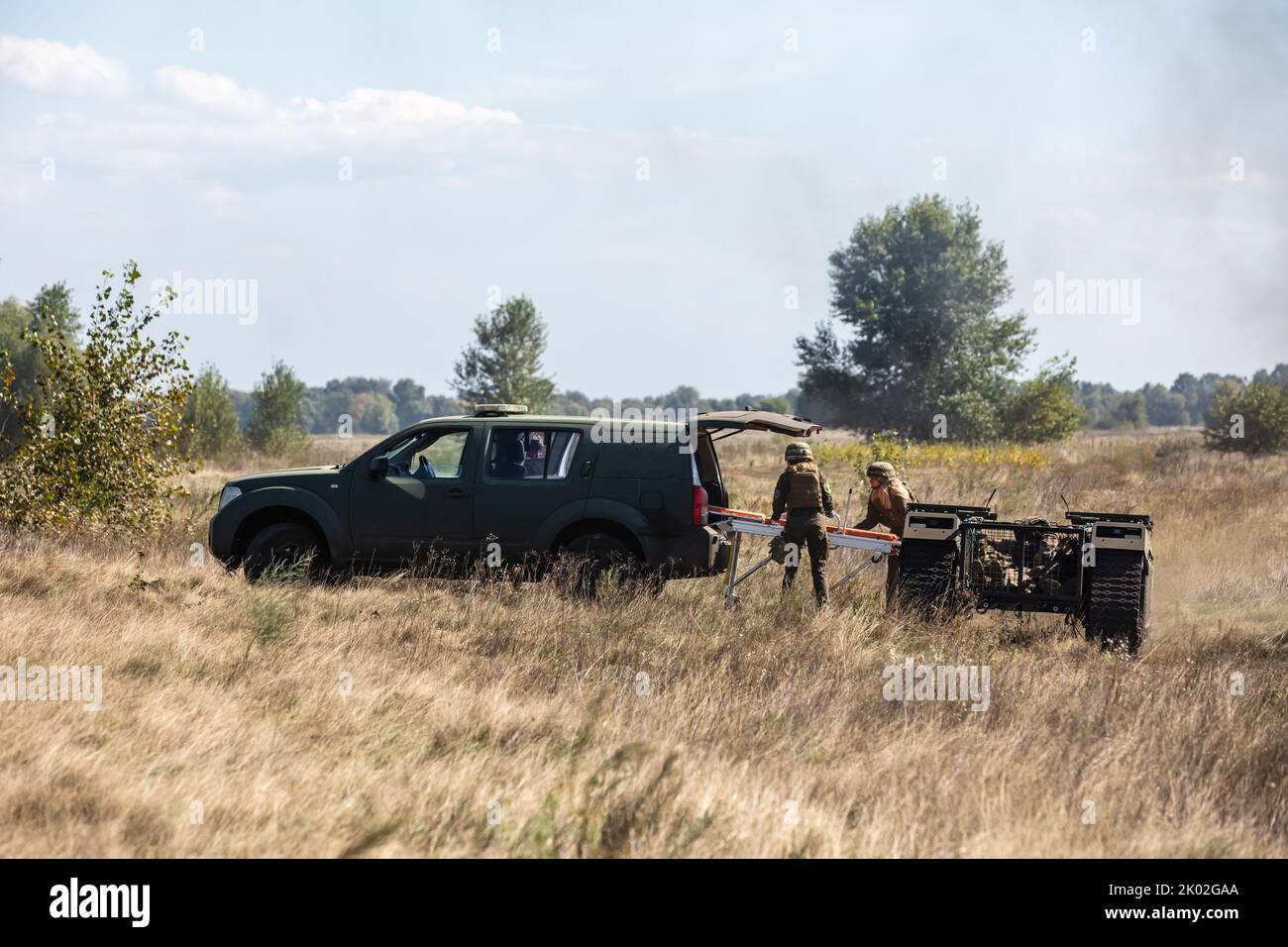 KYIV REG., UKRAINE - Sep. 08, 2022: Field tests of THeMIS multi-purpose ...