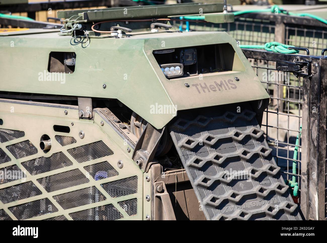 KYIV REG., UKRAINE - Sep. 08, 2022: Field tests of THeMIS multi-purpose ...