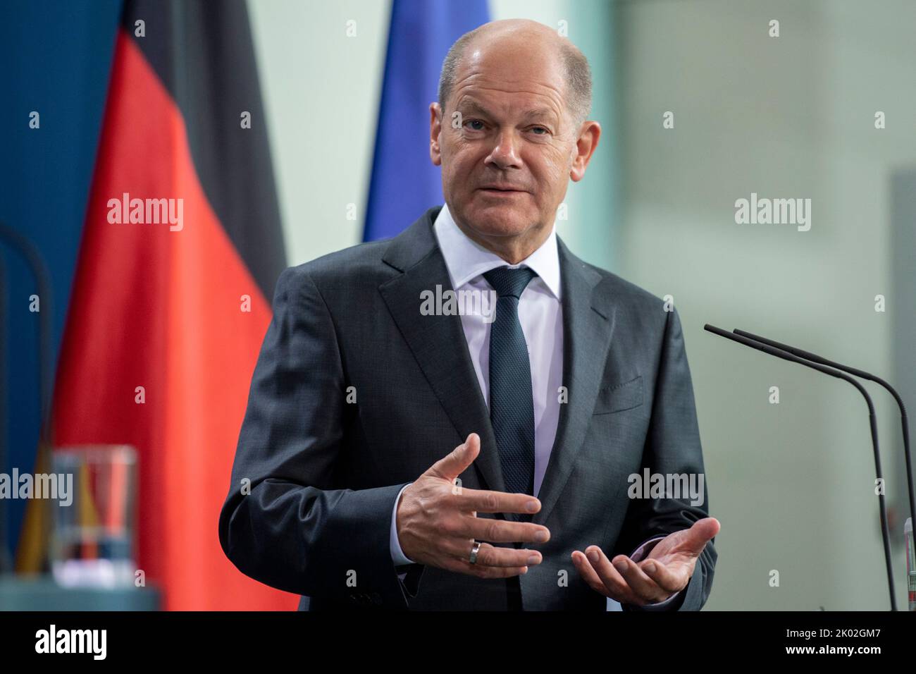 Berlin, Germany. 09th Sep, 2022. German Chancellor Olaf Scholz (SPD ...