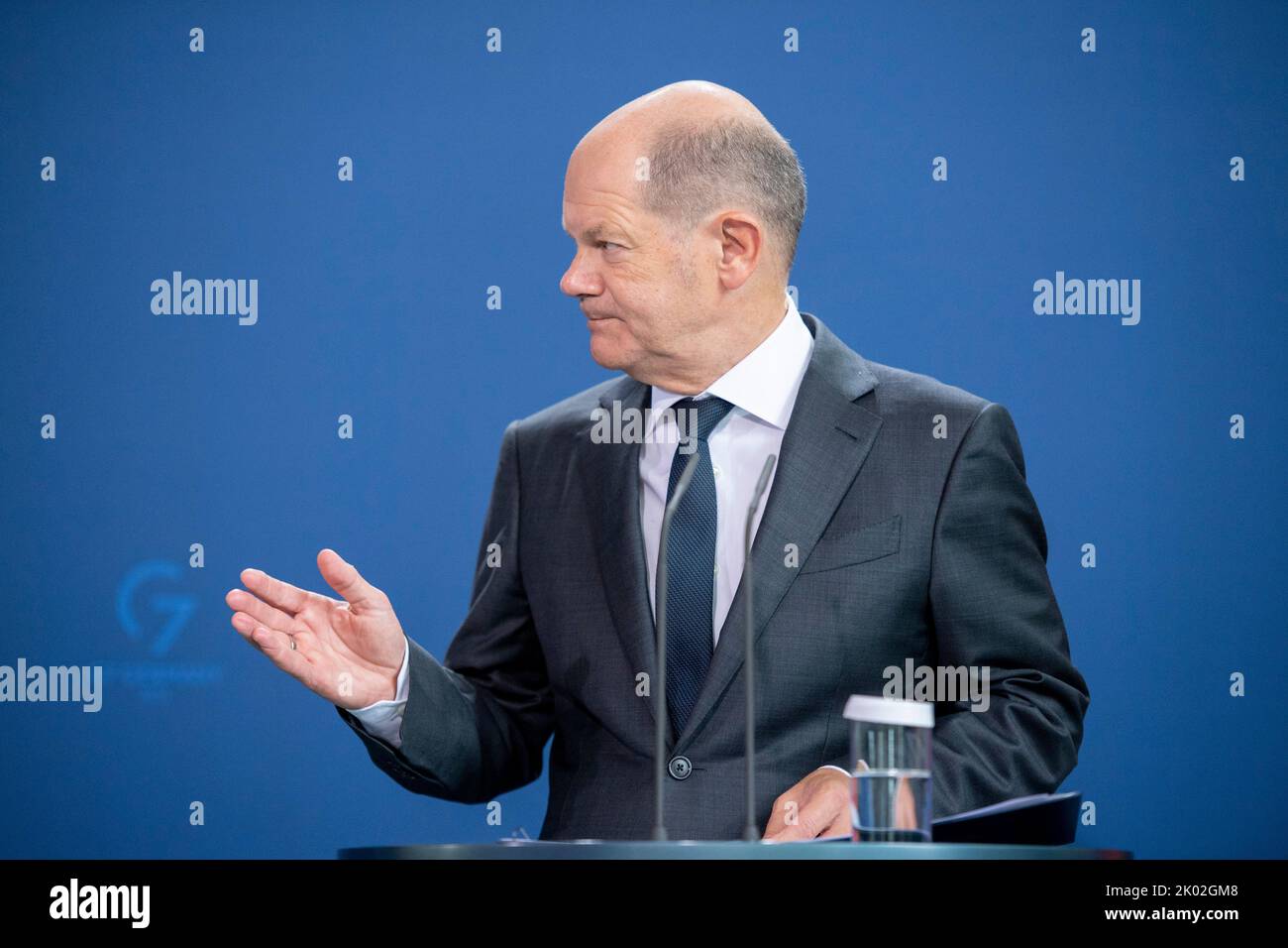 Berlin, Germany. 09th Sep, 2022. German Chancellor Olaf Scholz (SPD ...