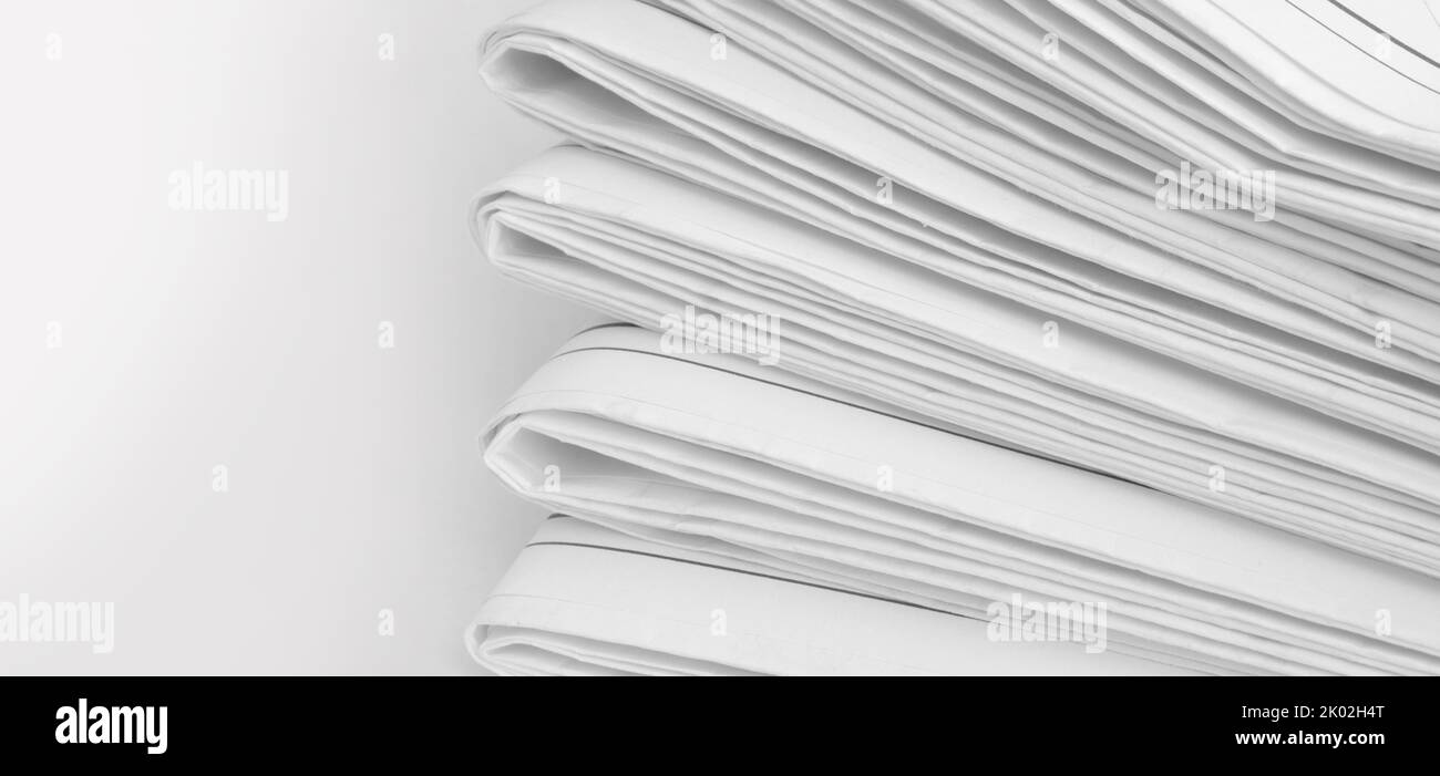 Creative background with scattered overlay of crumpled papers Stock ...