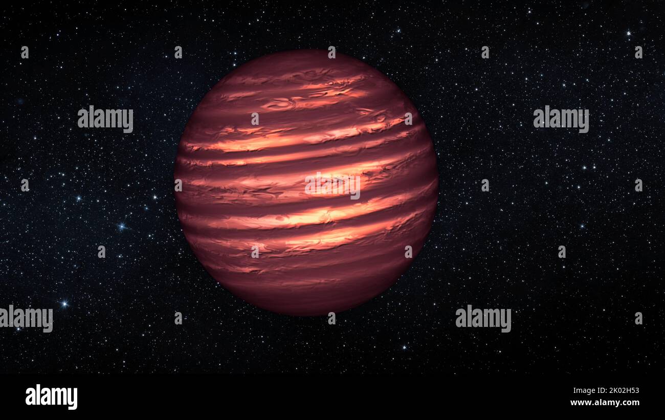 Weather patterns in Brown Dwarf Stock Photo - Alamy