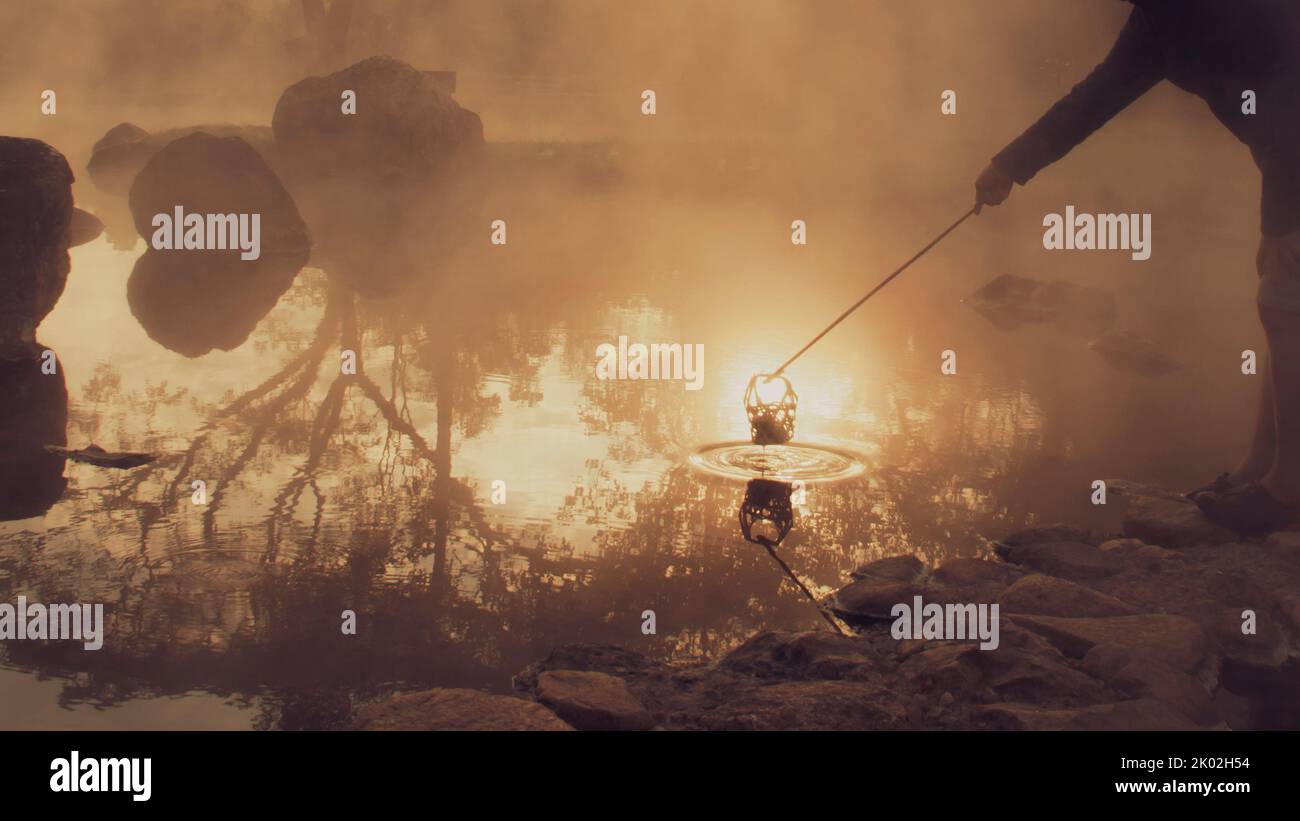 Onsen eggs in a bamboo basket,Eggs boiled in hot spring to make Hot ...