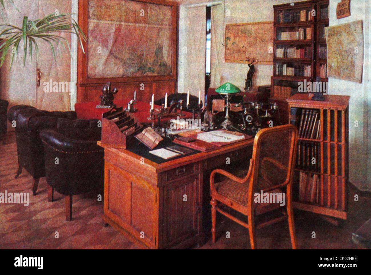 study used by Vladimir Ilyich Lenin when he lived and worked in Moscow ...