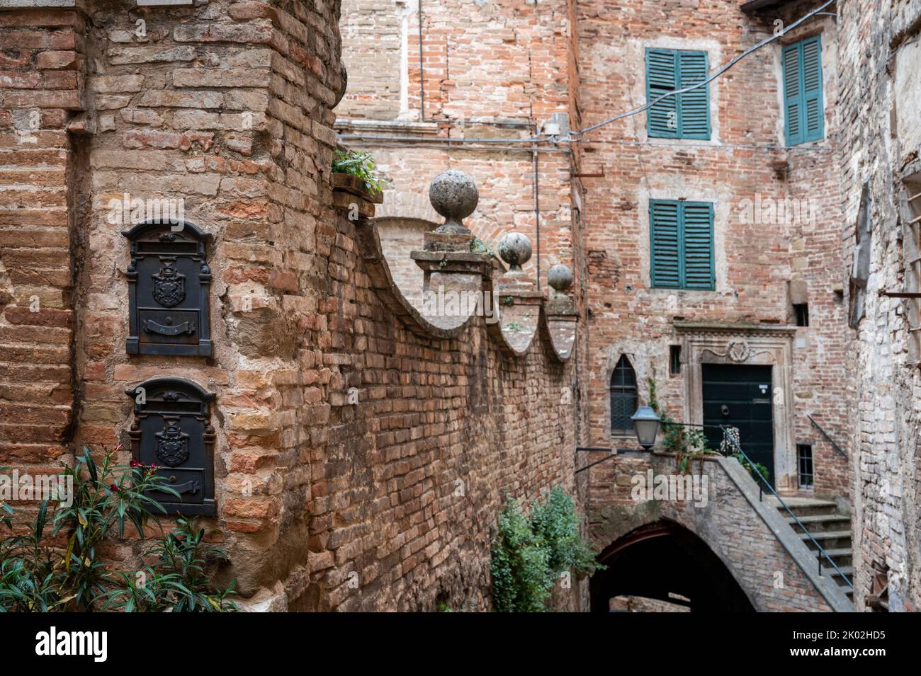 Perugia. Art of the palaces and churches of the medieval historic ...
