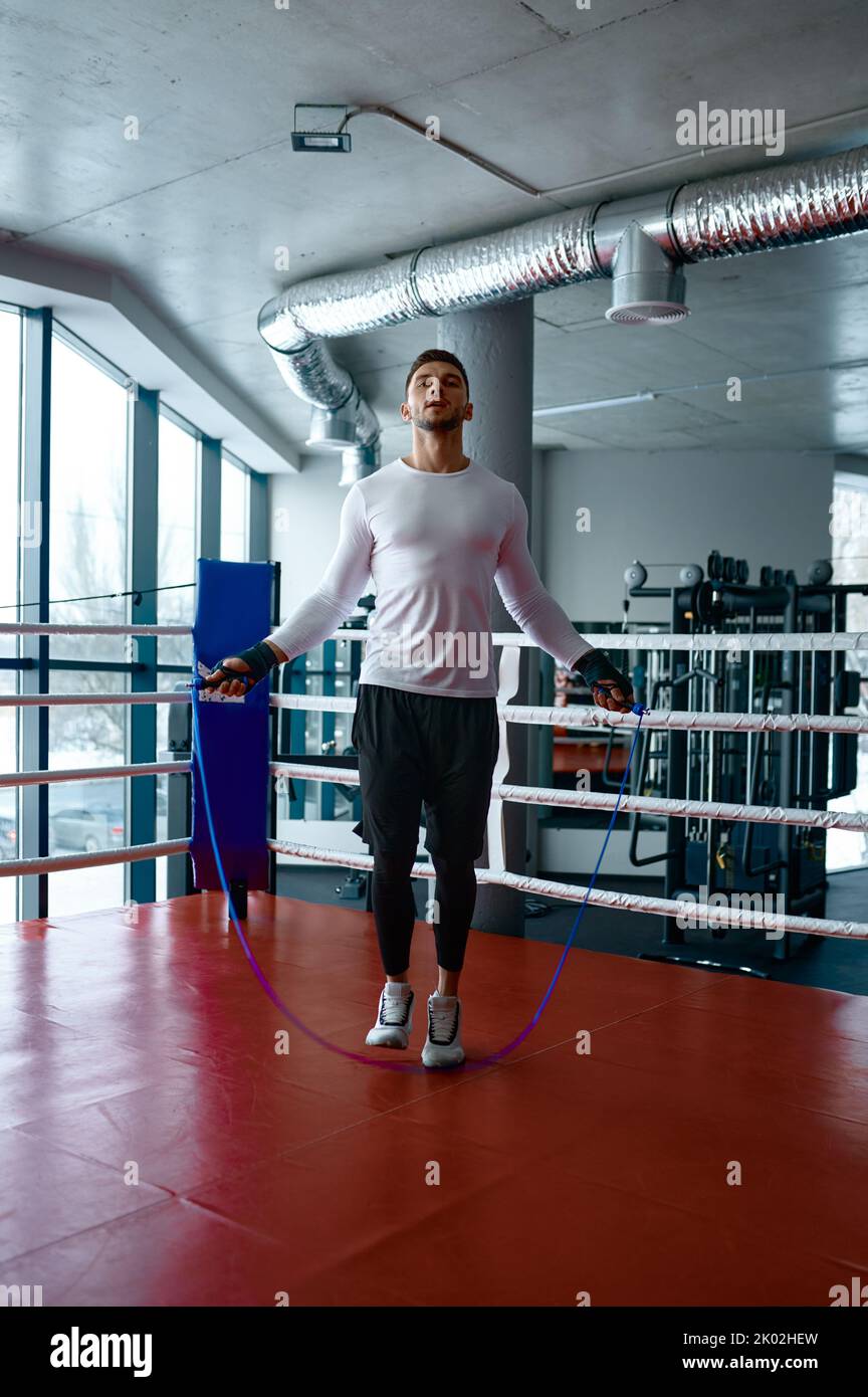 Handsome young boxer hi-res stock photography and images - Alamy