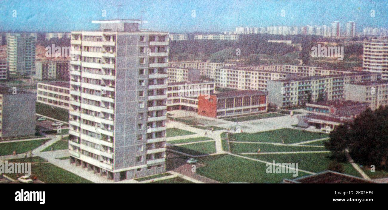 Lazdinay - a new neighbourhood in Vilnius, Ukraine, during the Soviet ...
