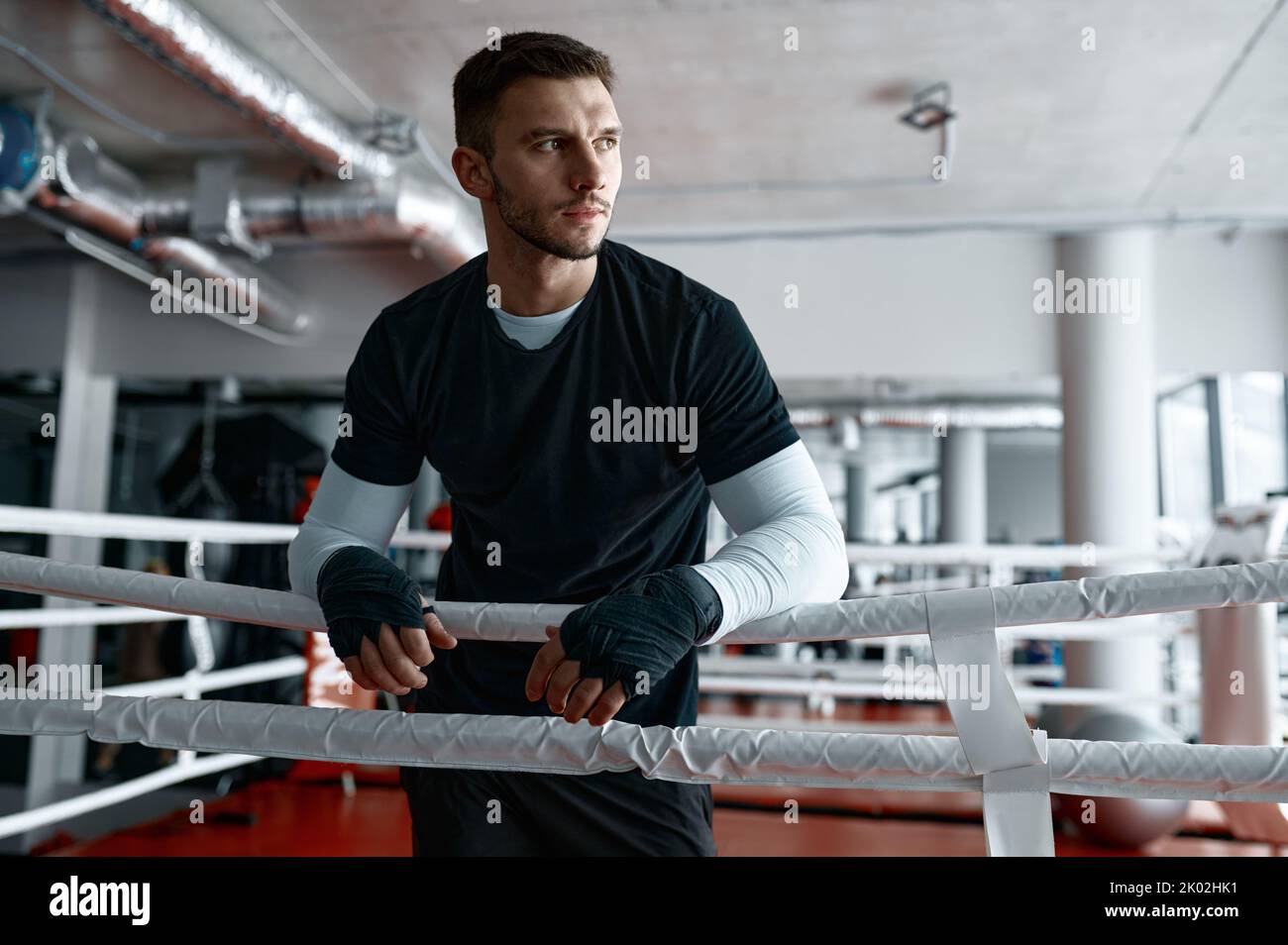 Boxing ring rope tape hi-res stock photography and images - Alamy