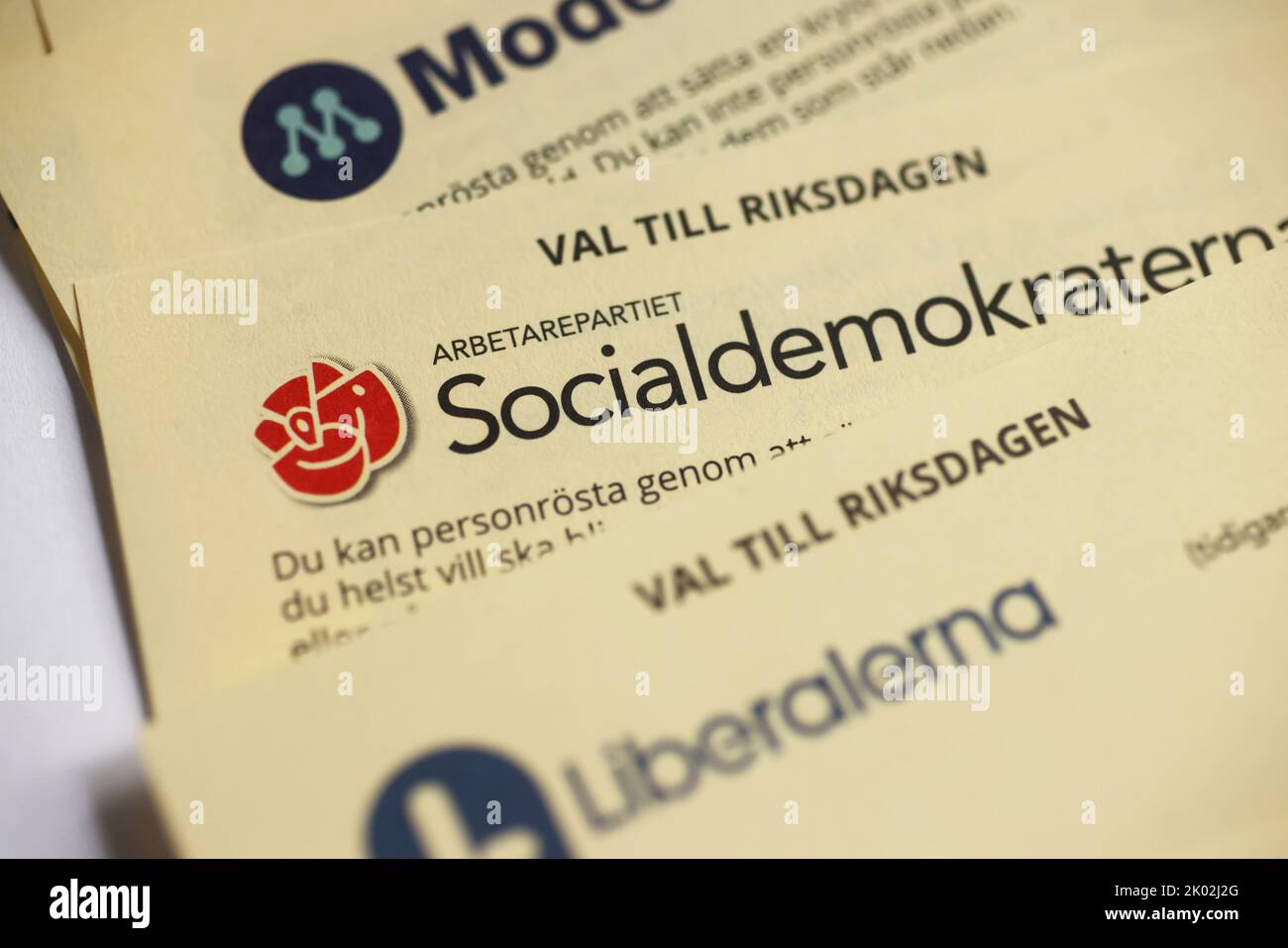 The Swedish parliamentary election takes place on Sunday, September 11 ...