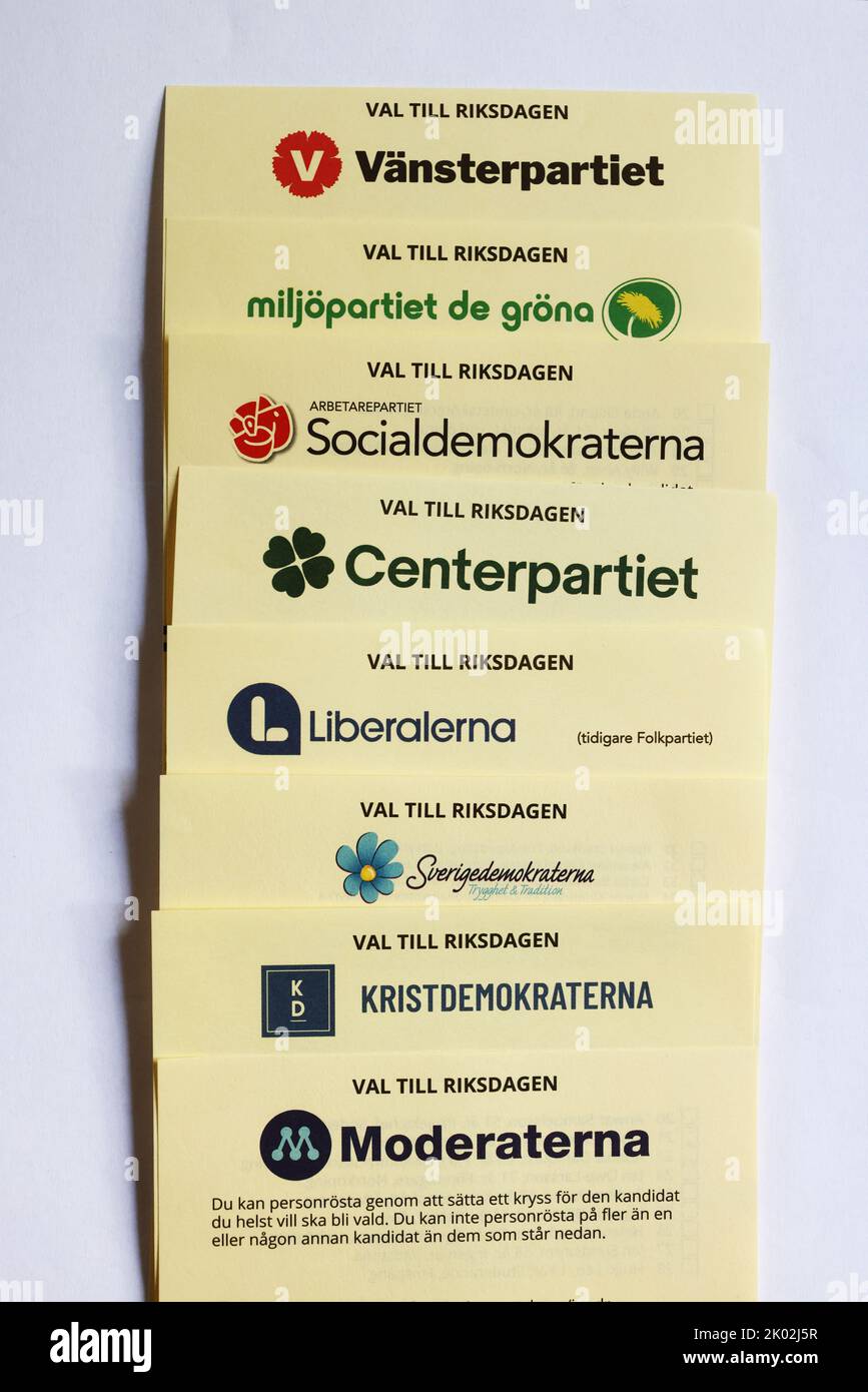 The Swedish parliamentary election takes place on Sunday, September 11 ...