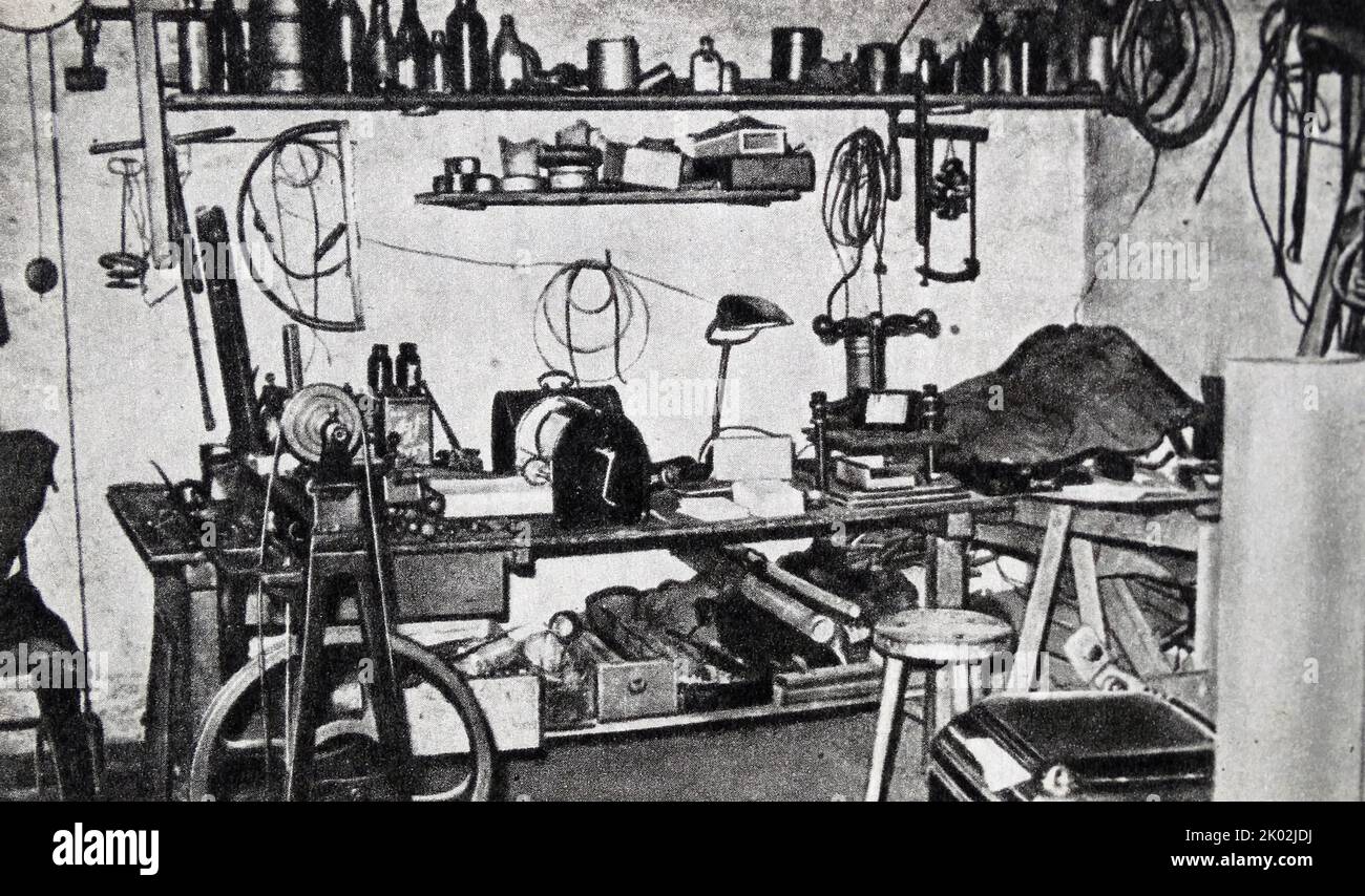 Underground Printing House of the Communist Party of Germany 1945 Stock ...