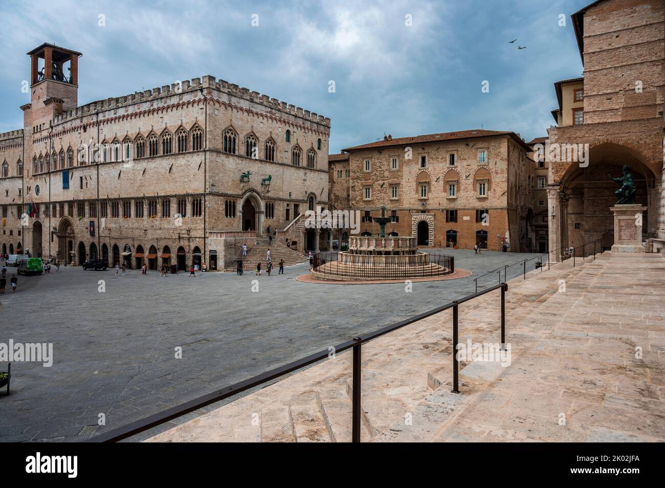 Perugia. Art of the palaces and churches of the medieval historic ...