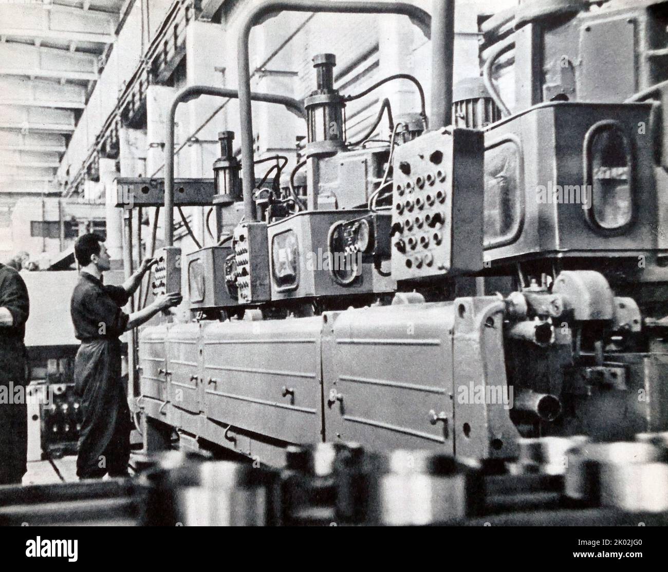 Soviet mass production factory, Russia 1962 Stock Photo - Alamy