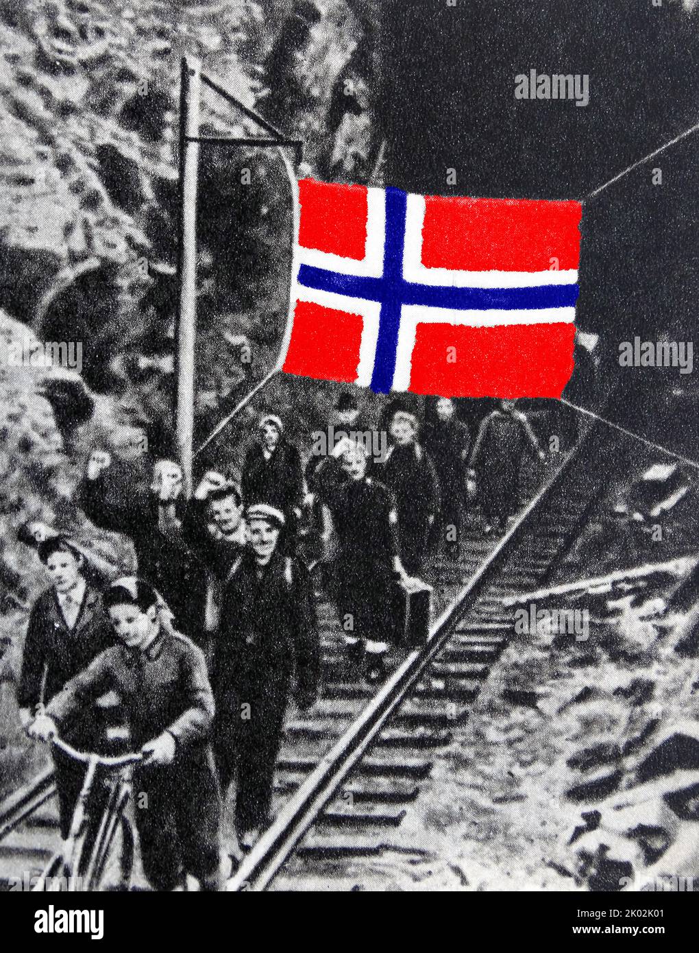 Liberated by the troops of the Soviet Army residents of Kirkines ...