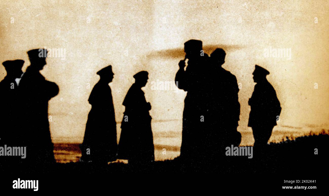 General Guderian with officers of his headquarters near the Soviet ...