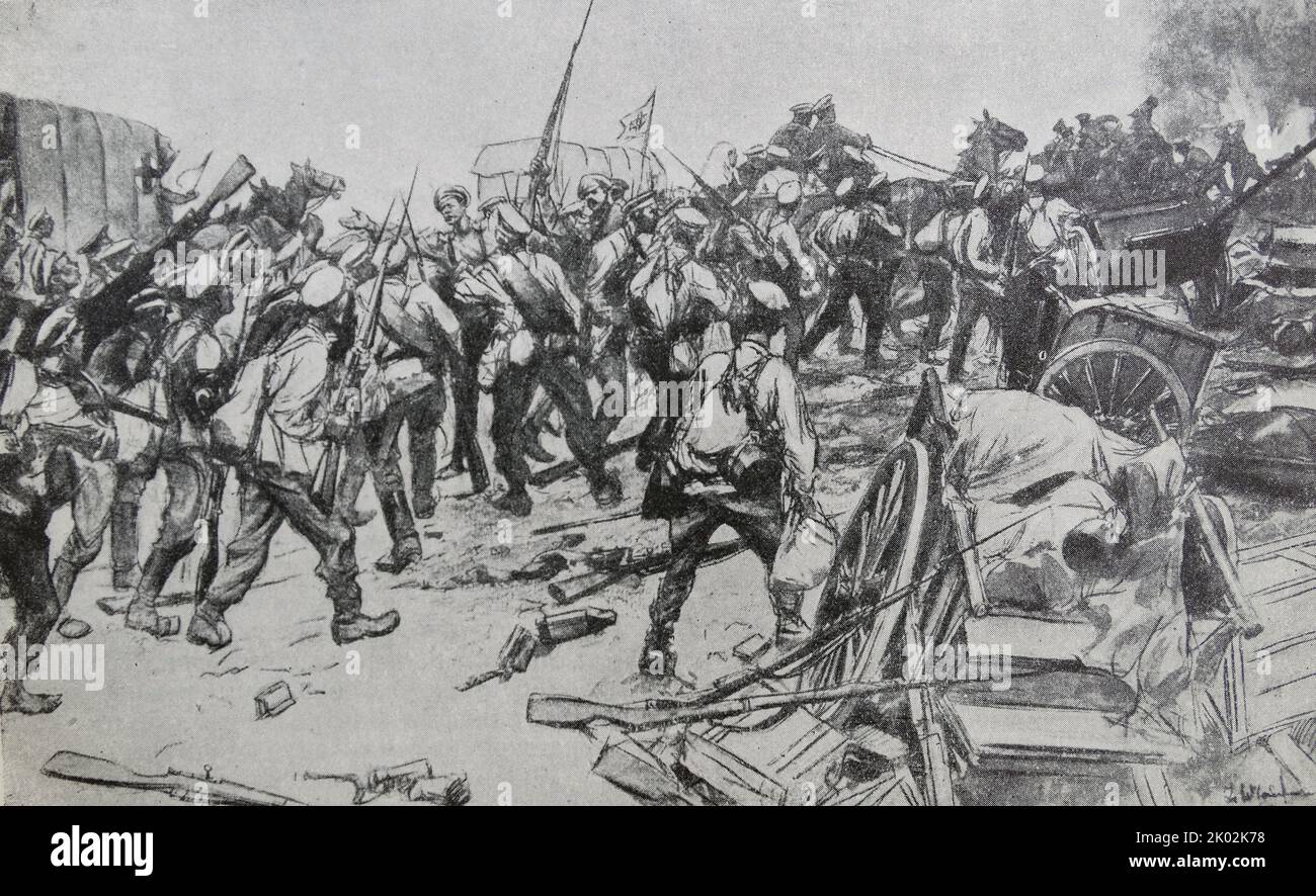 The defeat of the tsarist army in Galicia. Attempts by officers to ...