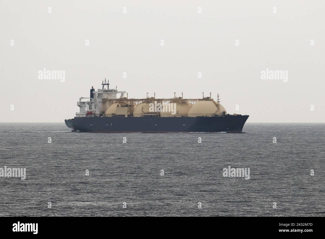 LNG (Liquified Natural Gas) tanker floats in the sea Stock Photo - Alamy