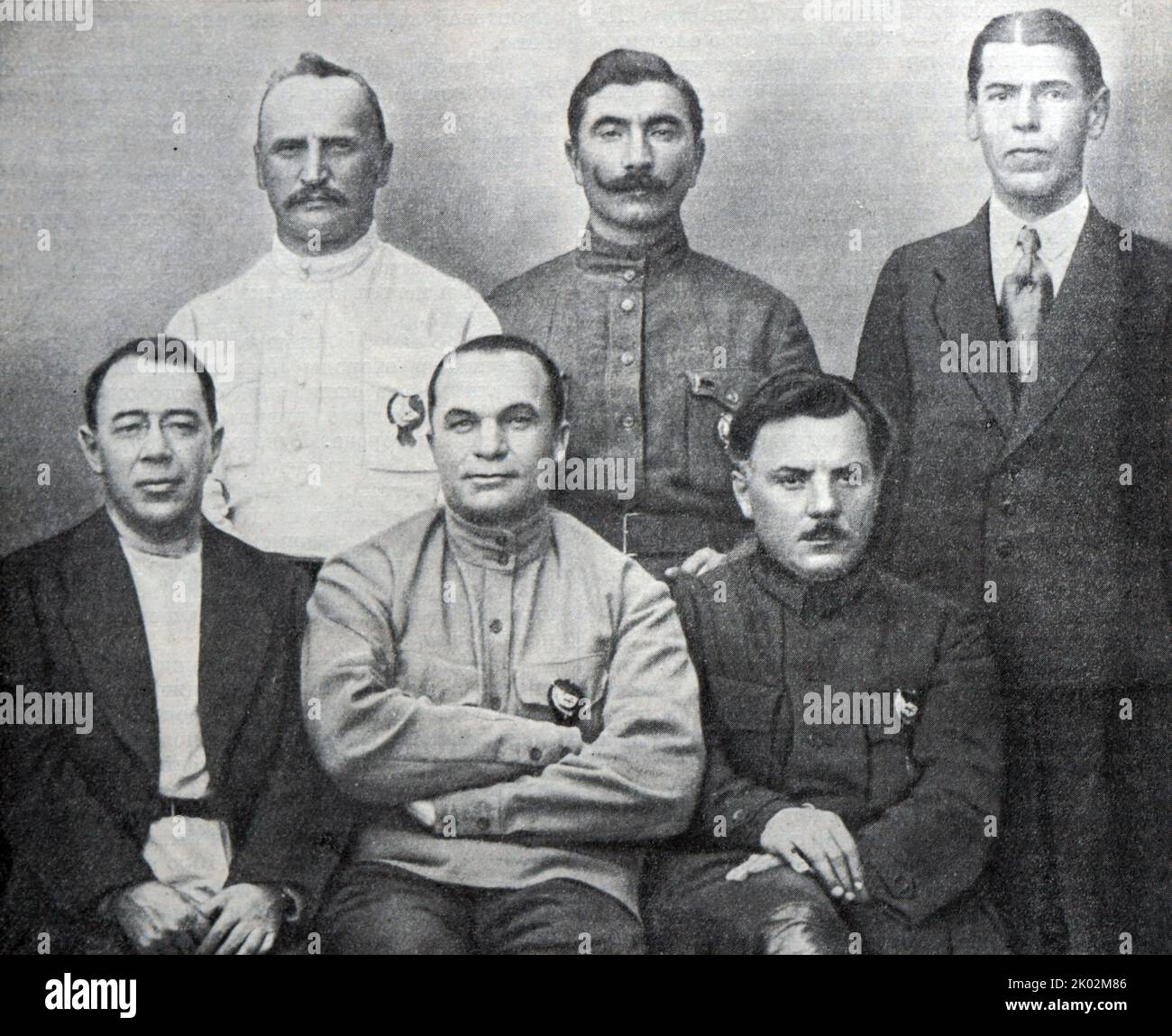 Members revolutionary military council republic meeting commanders ...