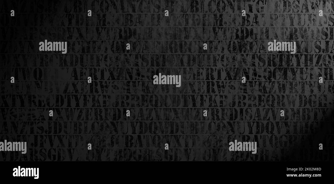 Creative and modern background with letters Stock Photo - Alamy