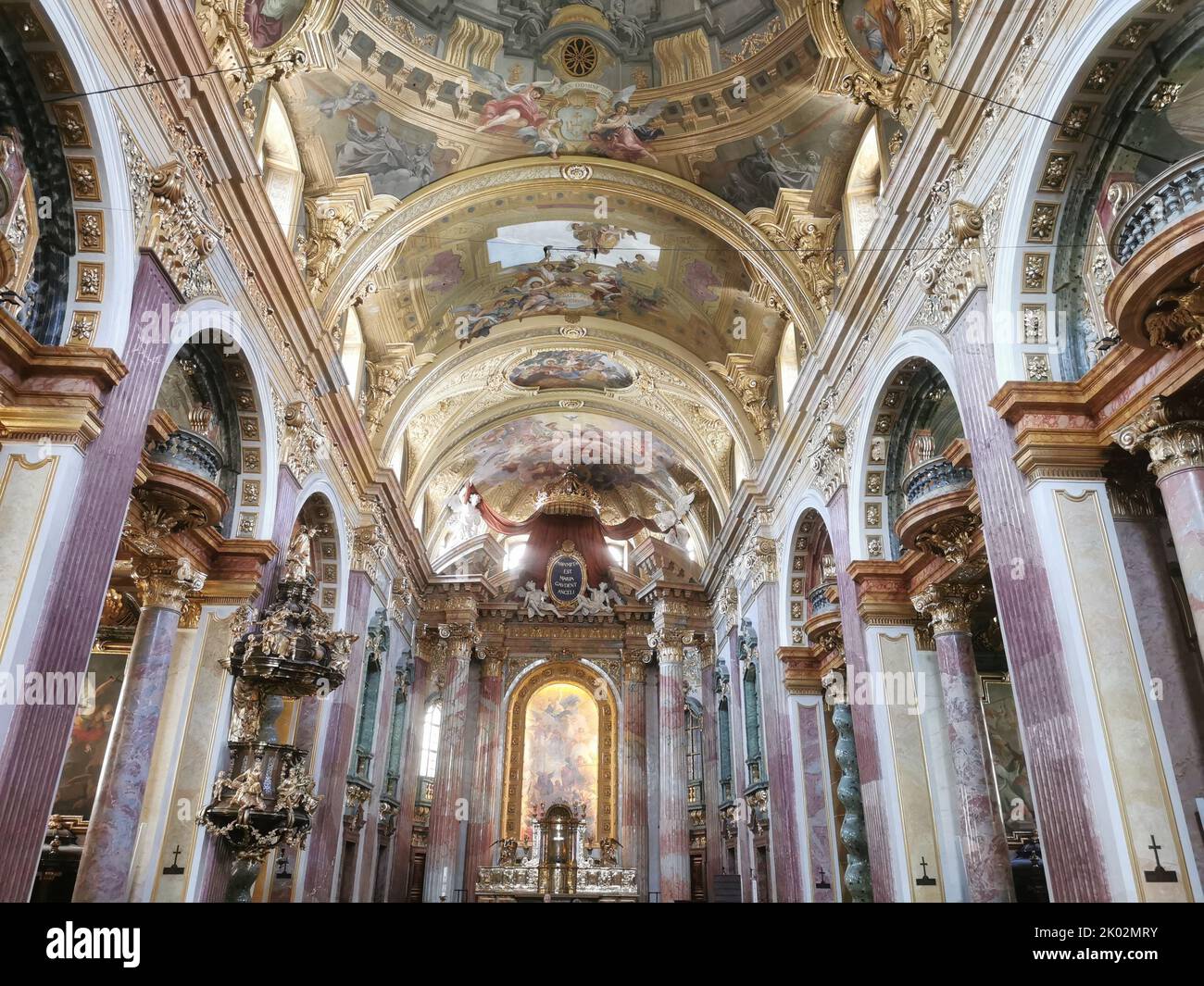 A beautiful interior of the Peace Palace in Paris, France Stock Photo ...